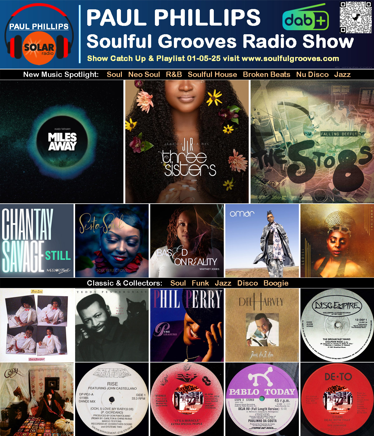 Paul Phillips Soul and House Music radio show on Solar Radio