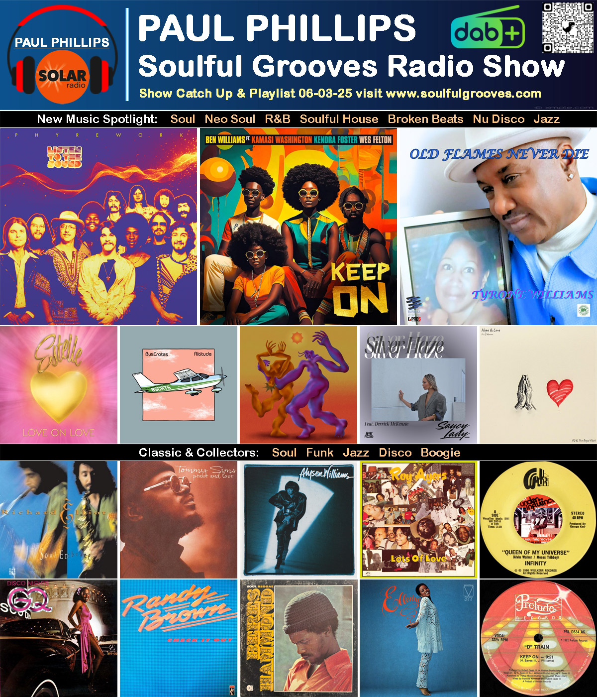 Paul Phillips Soul and House Music radio show on Solar Radio